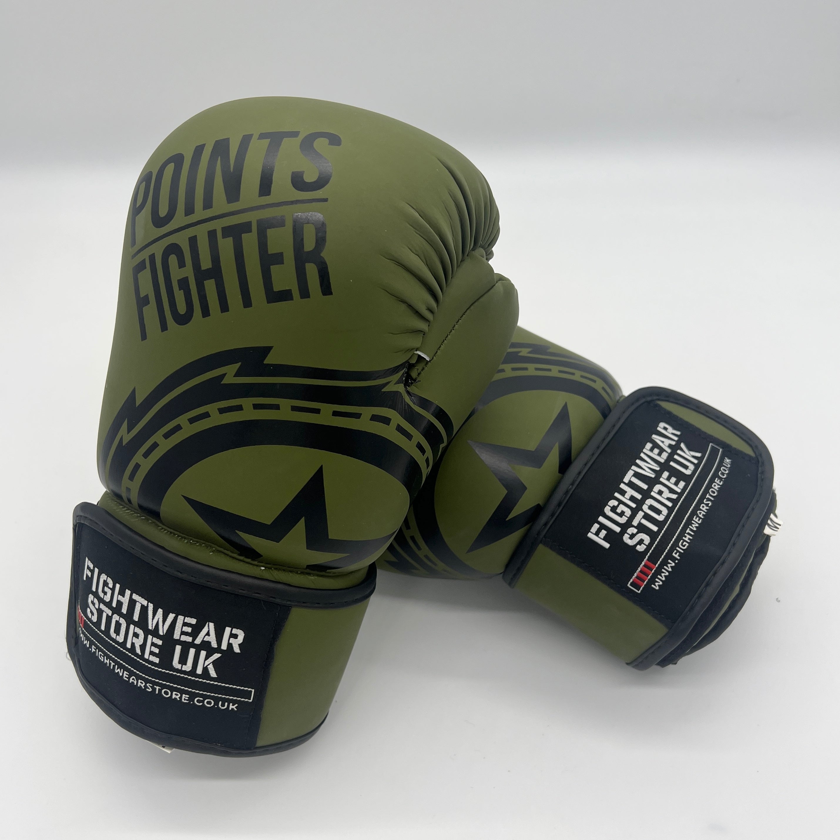 Points Fighter - Evolution Open Hand Semi Contact Gloves - Green
